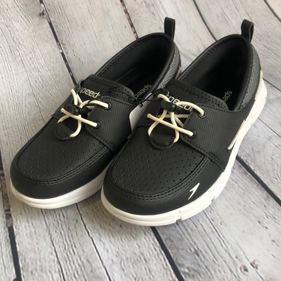 Speedo | Shoes | Nwt Speedo Womens Boat Shoe In Black | Poshmark